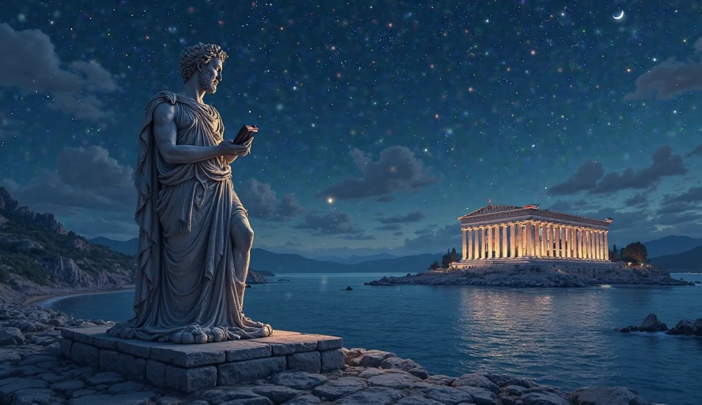 Image of Greek sculpture , Ancient Athenian illustration，Parthenon ...