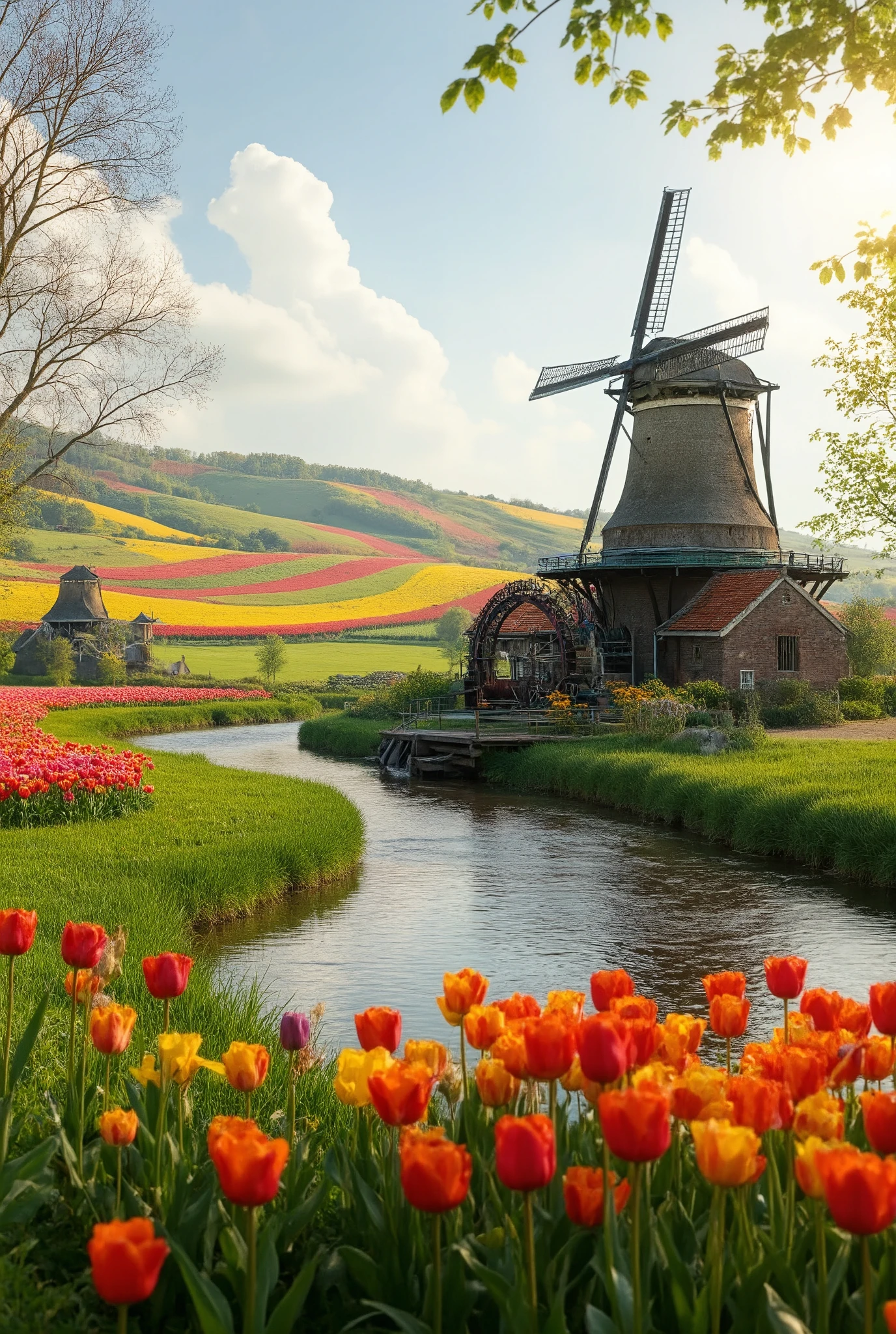 A landscape of the Netherlands from a little while ago.