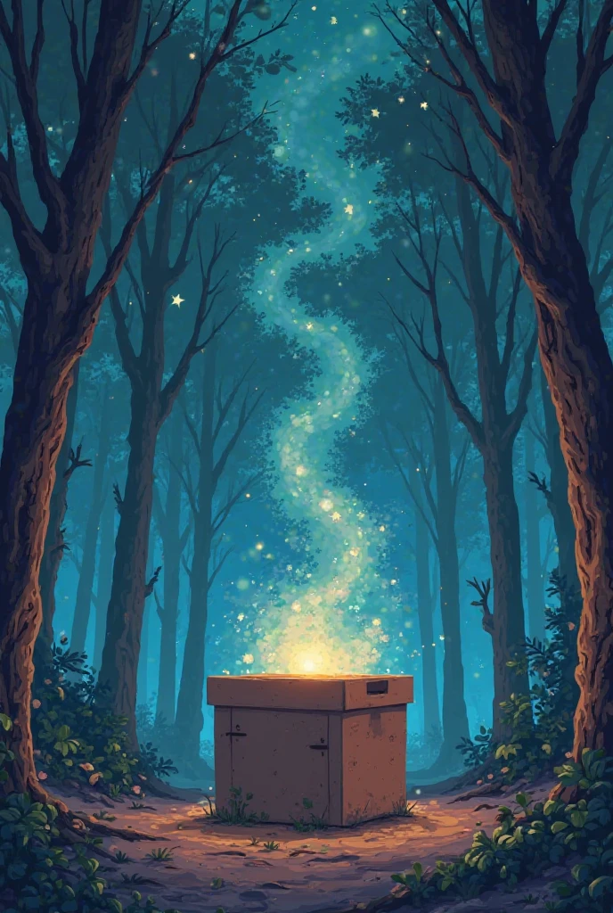 Title: The Mystery of the Square Box. First page : * "no, psst - SeaArt AI