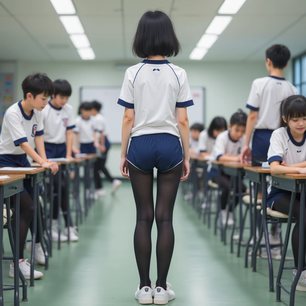 Real stick, photo, highest quality, cute junior highscool student ...