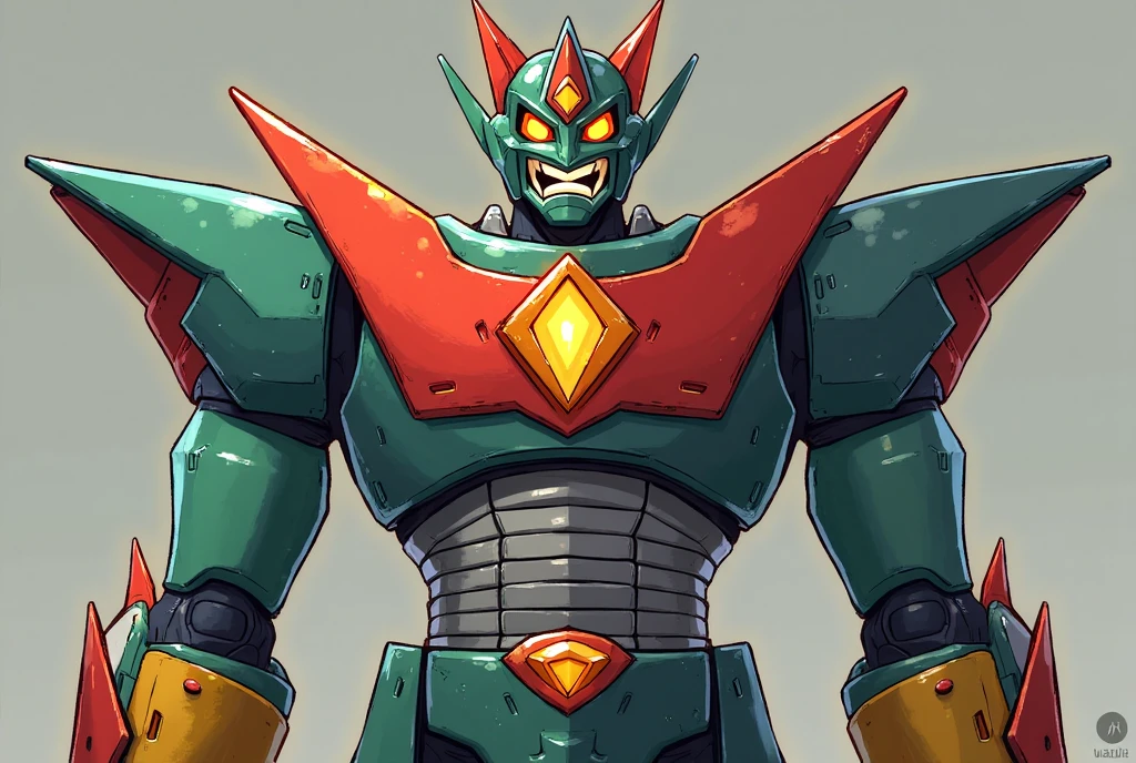 Gumby-Foxy-Spike Megazord Design The Gumby-Foxy-Spike Megazord stands ...