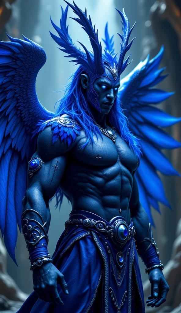 Orisha Ogum black African god physical shape defined majestic - SeaArt AI
