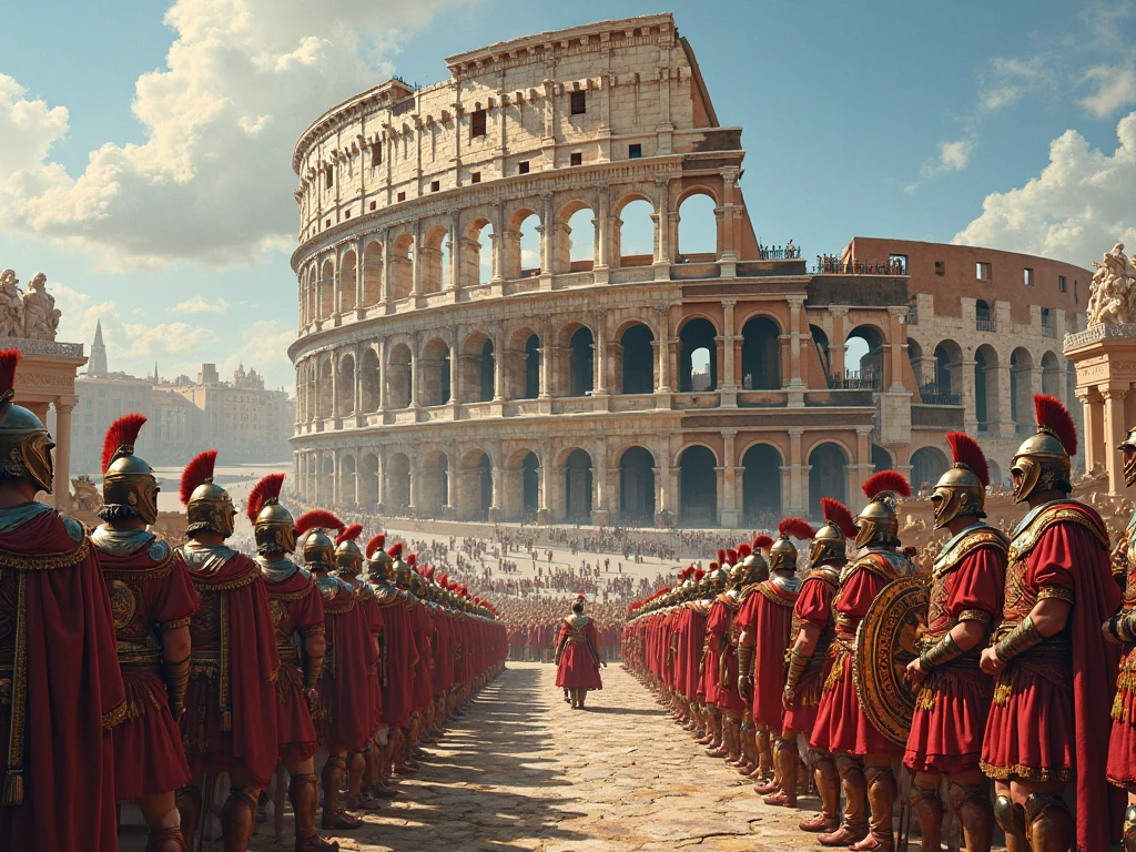 Image of the Roman Empire and all its imperial greatness, including the ...