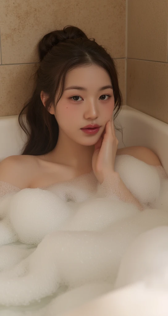 W0ny0ung,BubbleBath_nudes,in bathtub - SeaArt AI