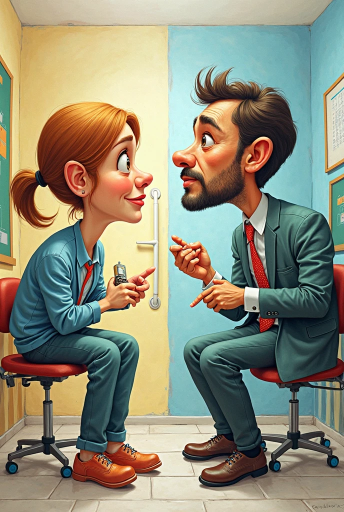 Imagine an hilarious image having two constrast to use to describe how we were t - SeaArt AI