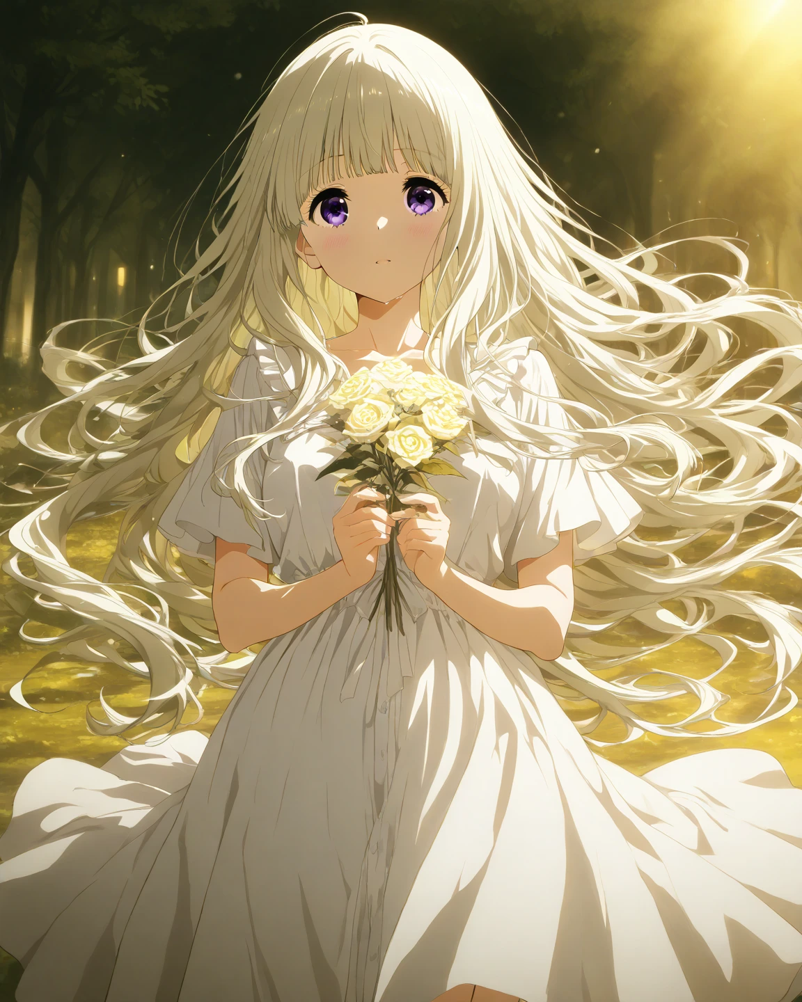 1 girl "Chitanda_eru" Anime "hyouka" ,long hair, anime source - SeaArt AI