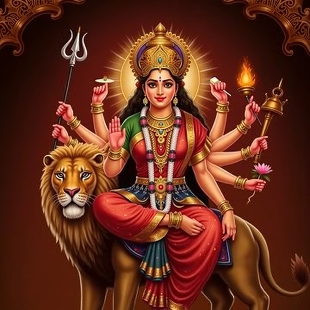 Here’s a strong and detailed prompt to generate an image of Goddess ...
