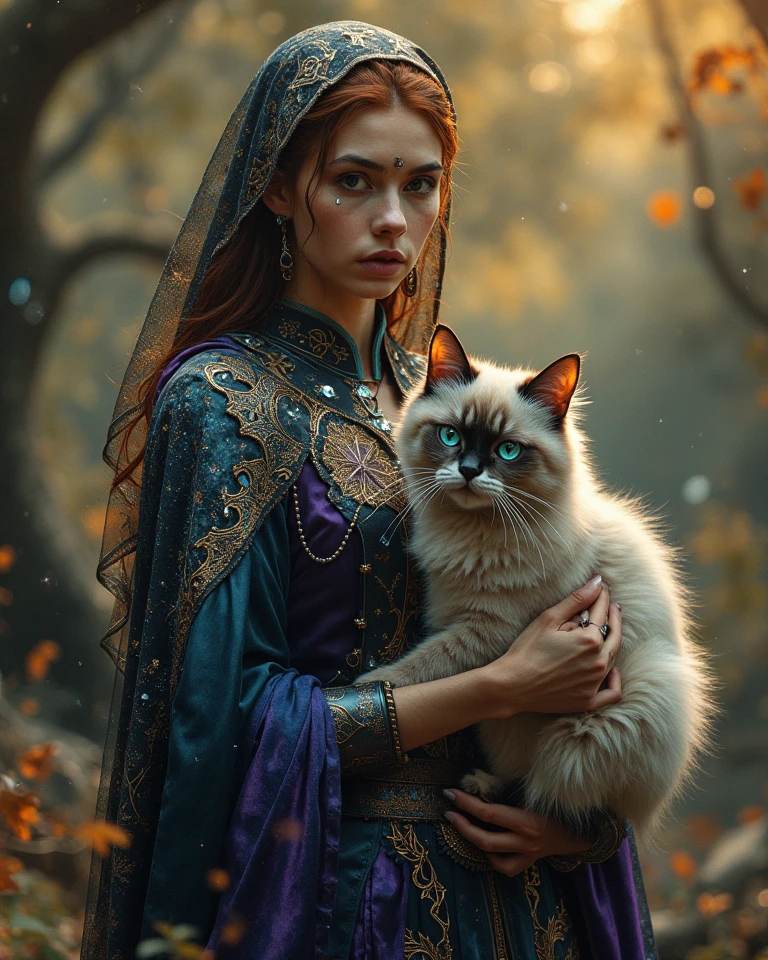 Create a photorealistic editorial fantasy portrait of a 24-year - SeaArt AI