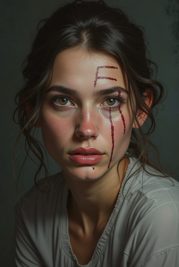 Starting with the left eyebrow, starting from the left eyebrow - SeaArt AI