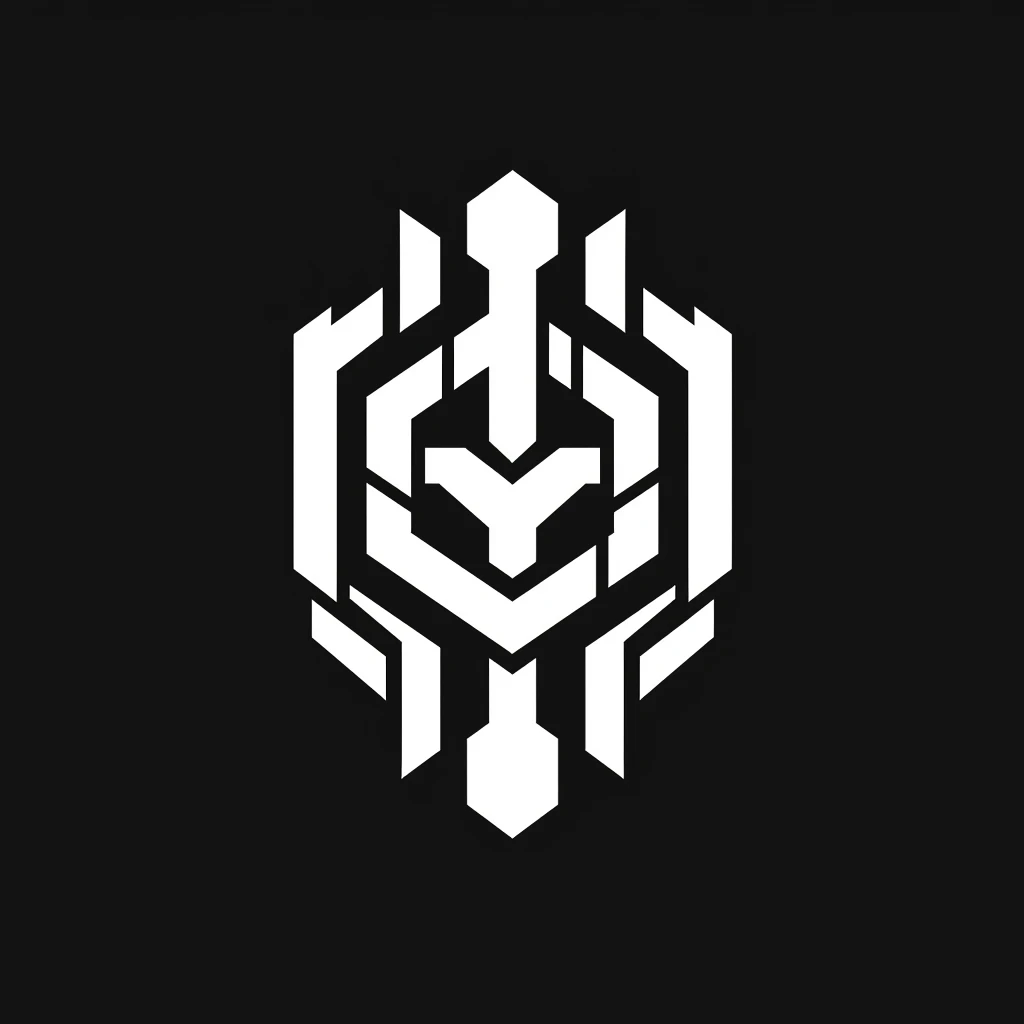 Masterpiece, sharp, minimalistic, "mirrored faction sigil sci - SeaArt AI