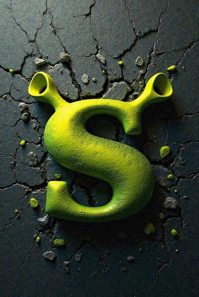 A logo inspired by the title of the movie Shrek, with the letters ...