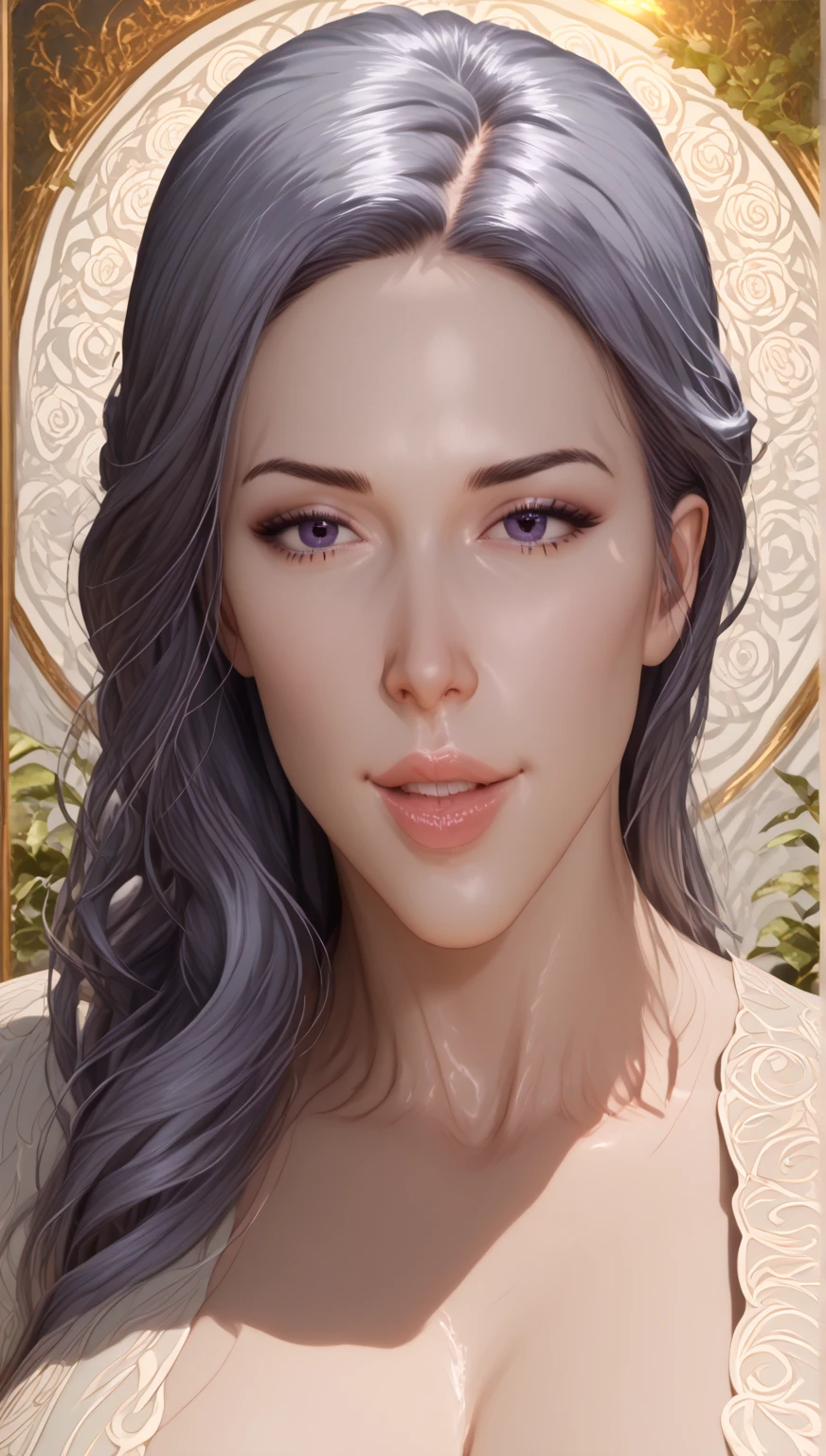 Young black haired commander with 3 mature female commanders with ...