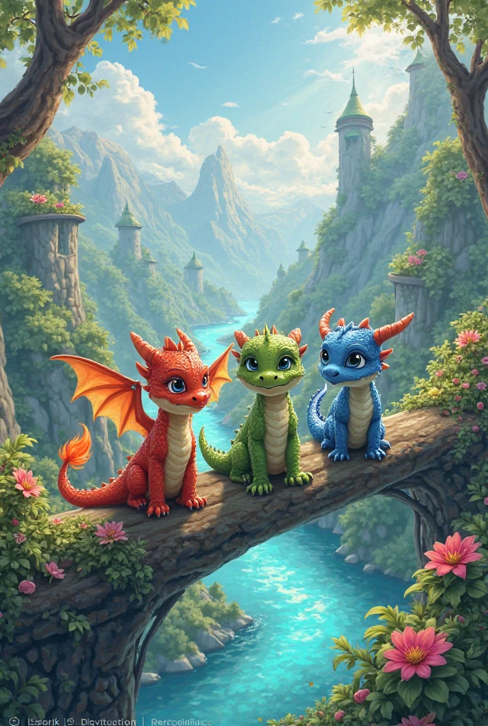 The three little dragons 200 words par story prompts k sath simple easy ...