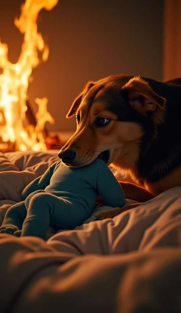 Scene 1: The Dog Reaches the - Visuals: The dog enters the smoky room ...