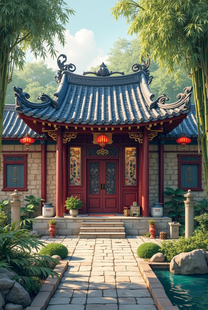 Yuanchen Palace Image Description 1. **Palace Exterior**： - SeaArt AI