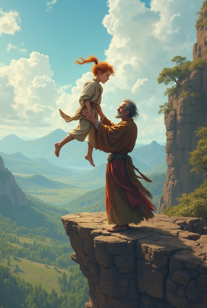 The scene from Lion King when simba is held up by his father at the ...