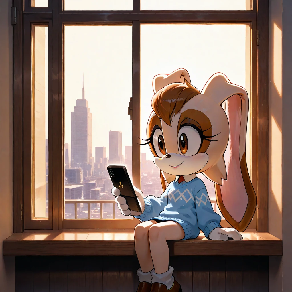 Vanilla The Rabbit a woman on the cell phone with what kind of animal ...