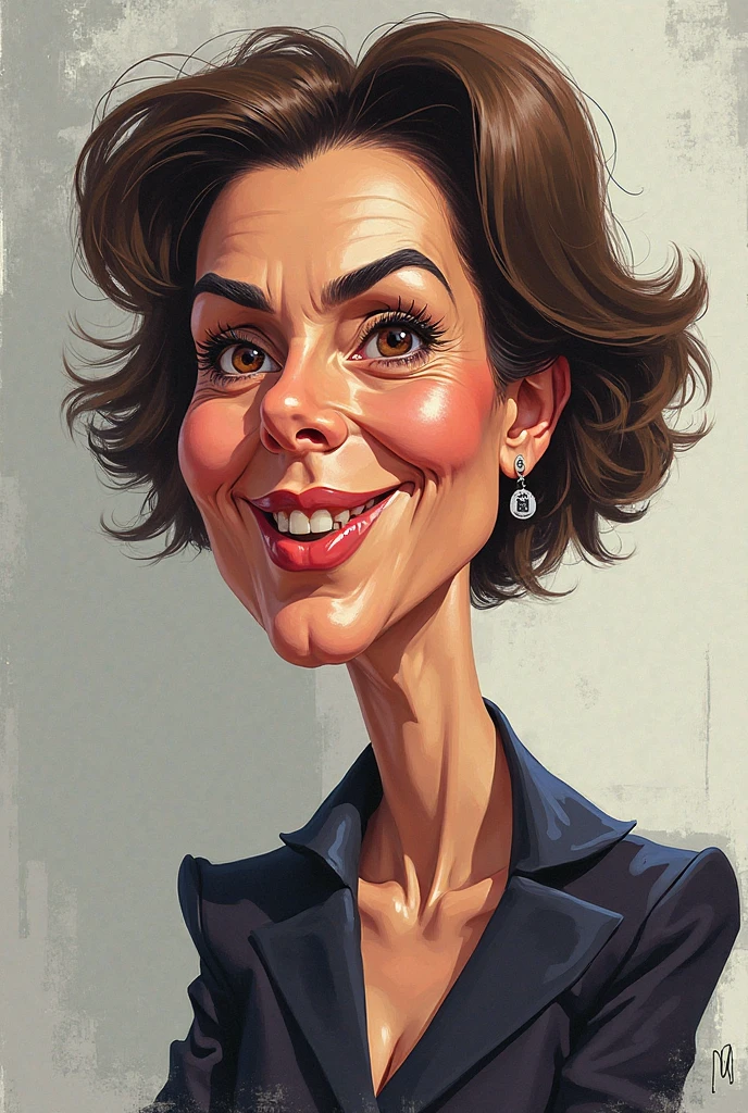 Caricature of laura kovesi - SeaArt AI