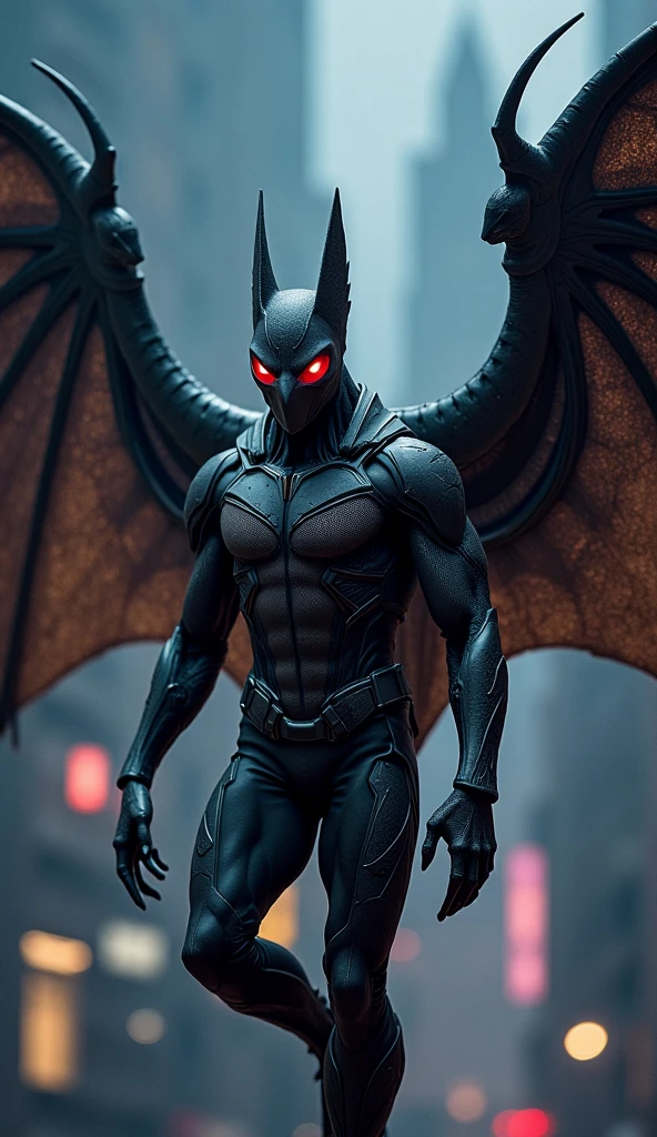 A formidable fusion of the Hawkeye (Clint Barton) and the Ironwing Bat ...