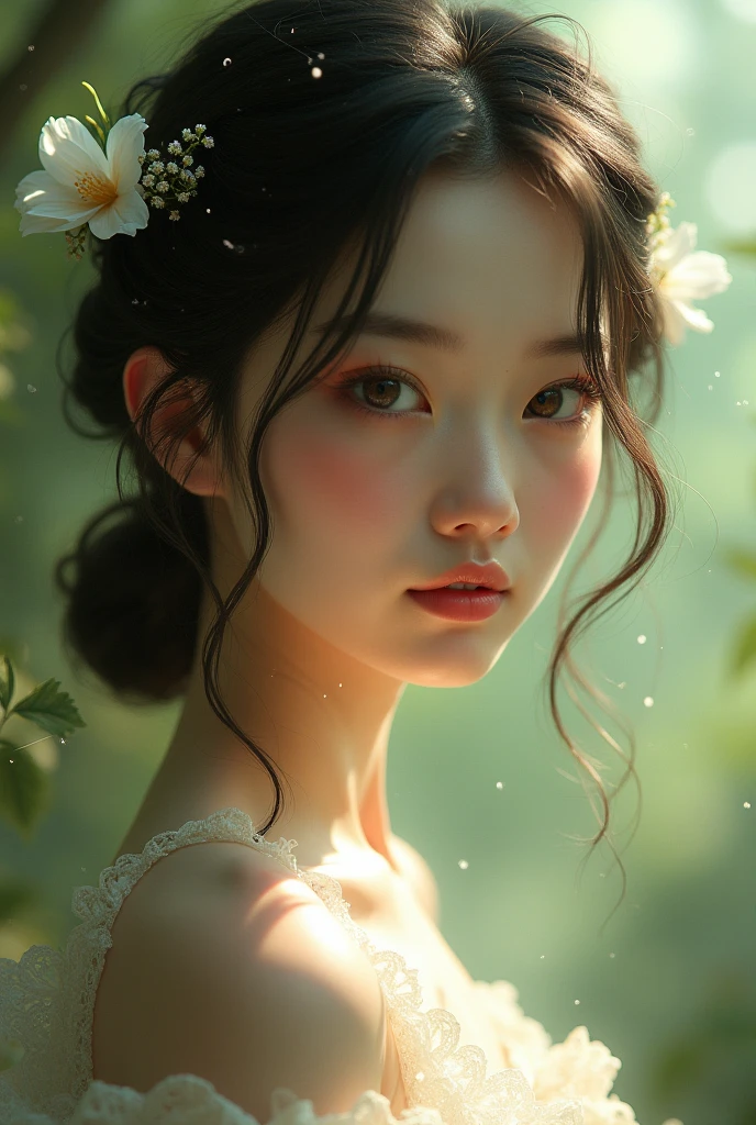 The most beautiful girl in the world without colored eyes - SeaArt AI