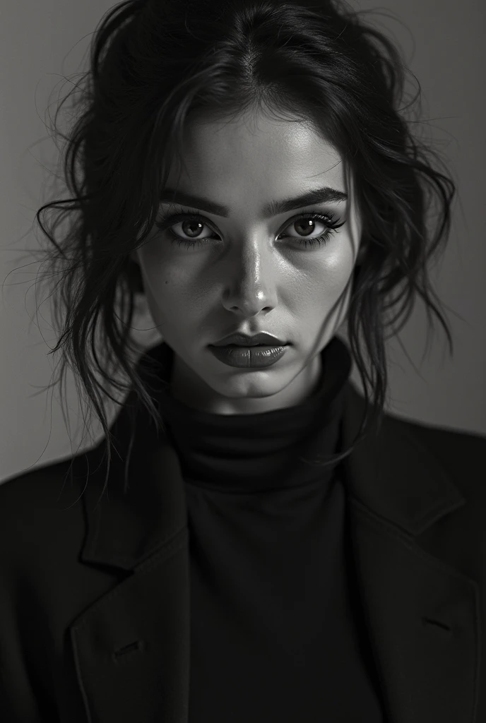 But in black and white - SeaArt AI