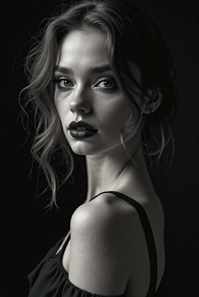 Hailee steinfeld,black background,Natalie dormer, Ethereal,Portrait ...