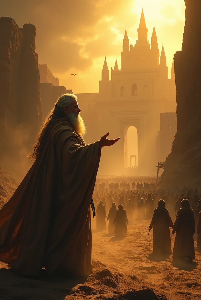 An ultra-realistic and dramatic art depicting Jonah from the Bible as a ...