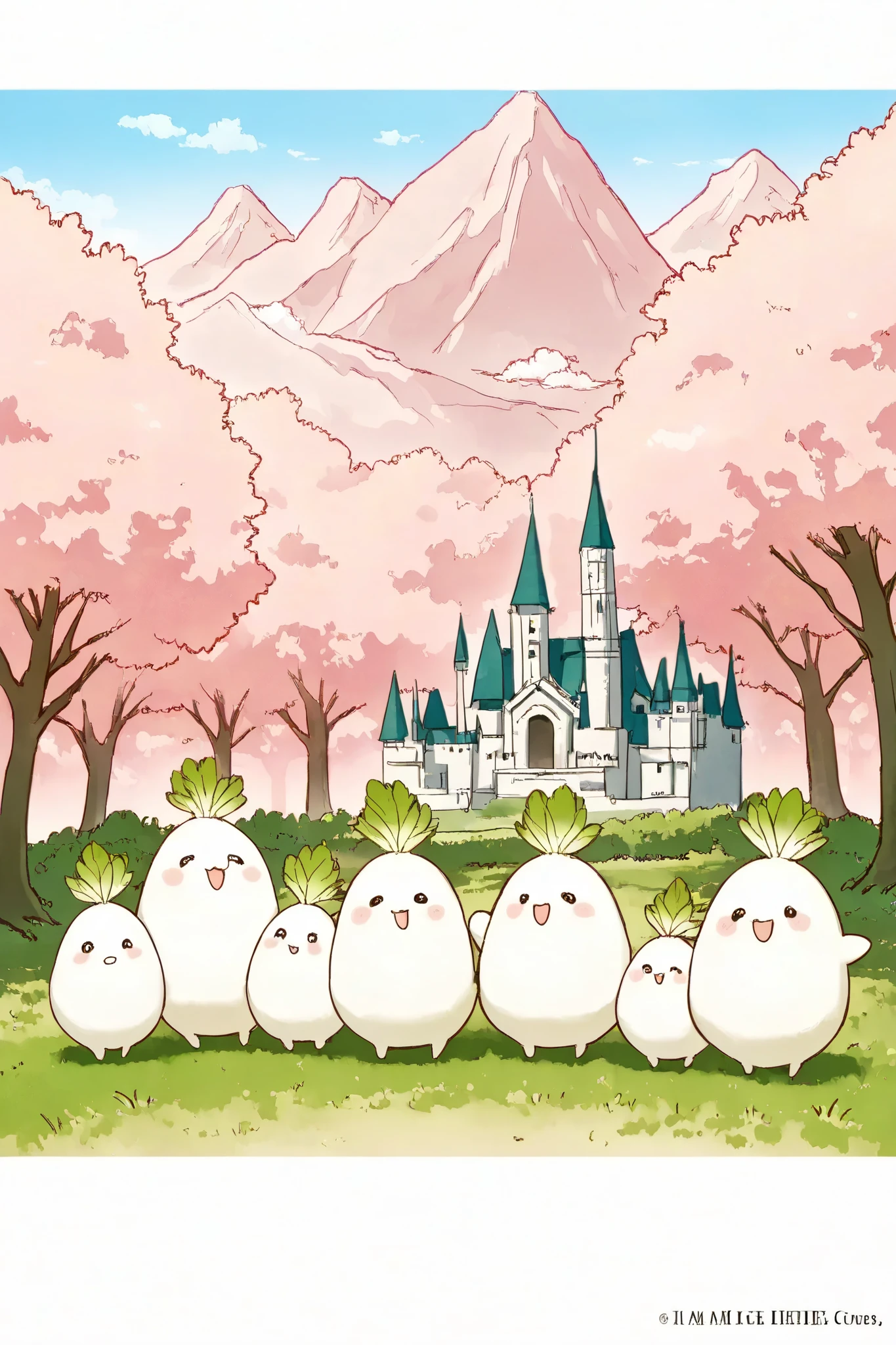 Masterpiece、highest quality、I am a daikon Princes\(Japanese white ...