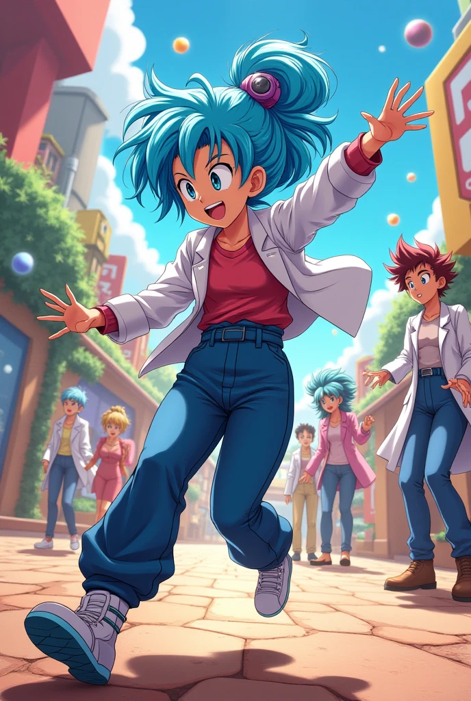 Bulma dancing - SeaArt AI