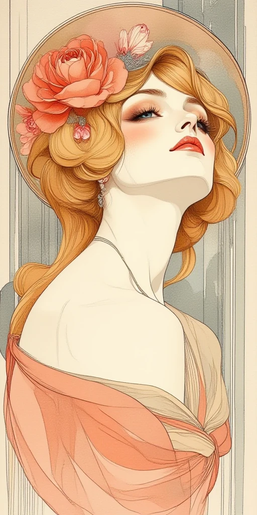Incredibly detailed digital art in Art Deco style, thin lancing layers ...
