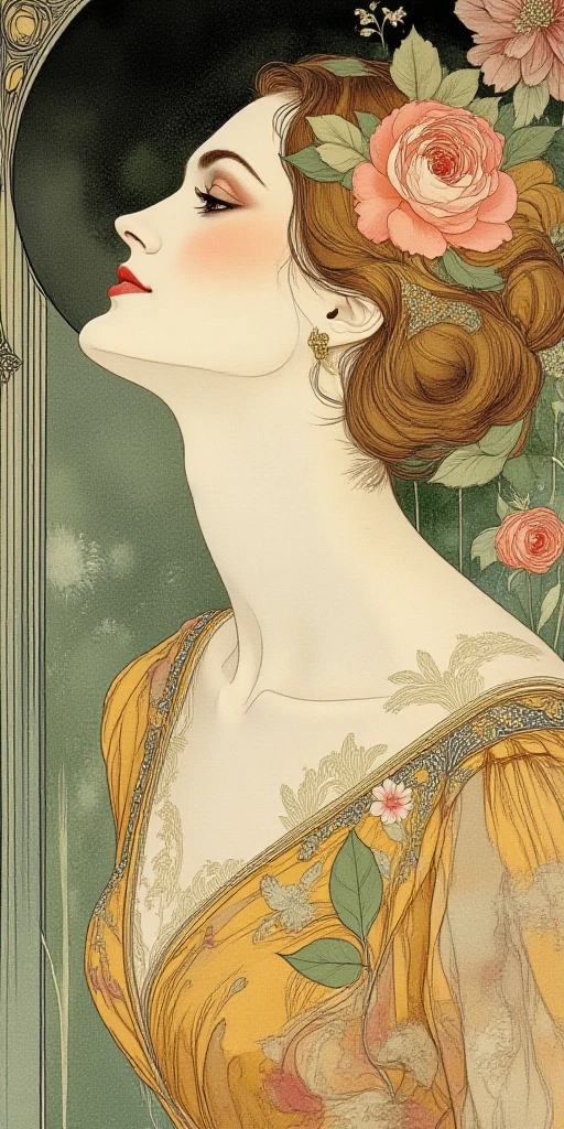 Incredibly detailed digital art in Art Deco style, thin lancing layers ...