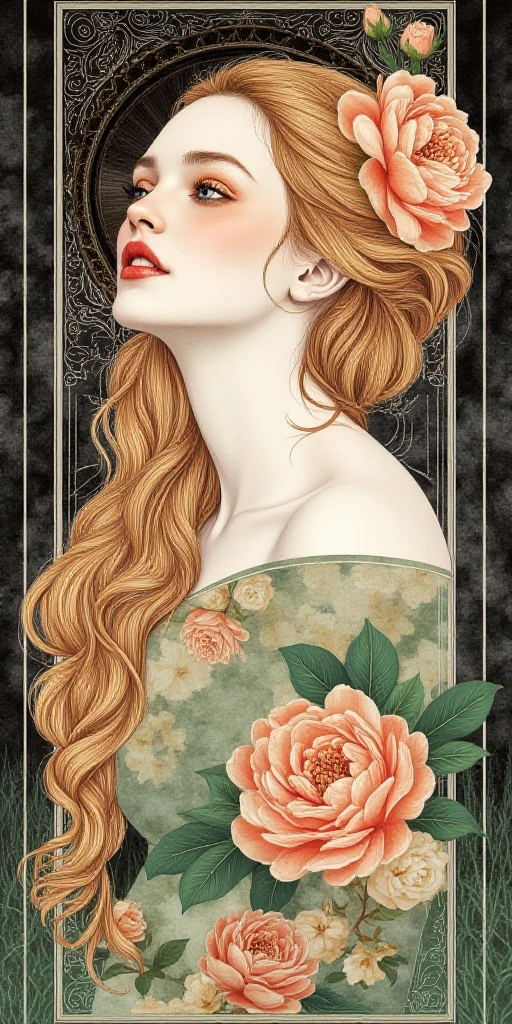 Incredibly detailed digital art in Art Deco style, thin lancing layers ...