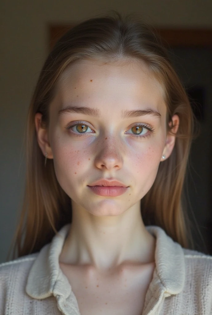 Chica blanca, family, oval face, 19 years old, white skin, porcelain ...