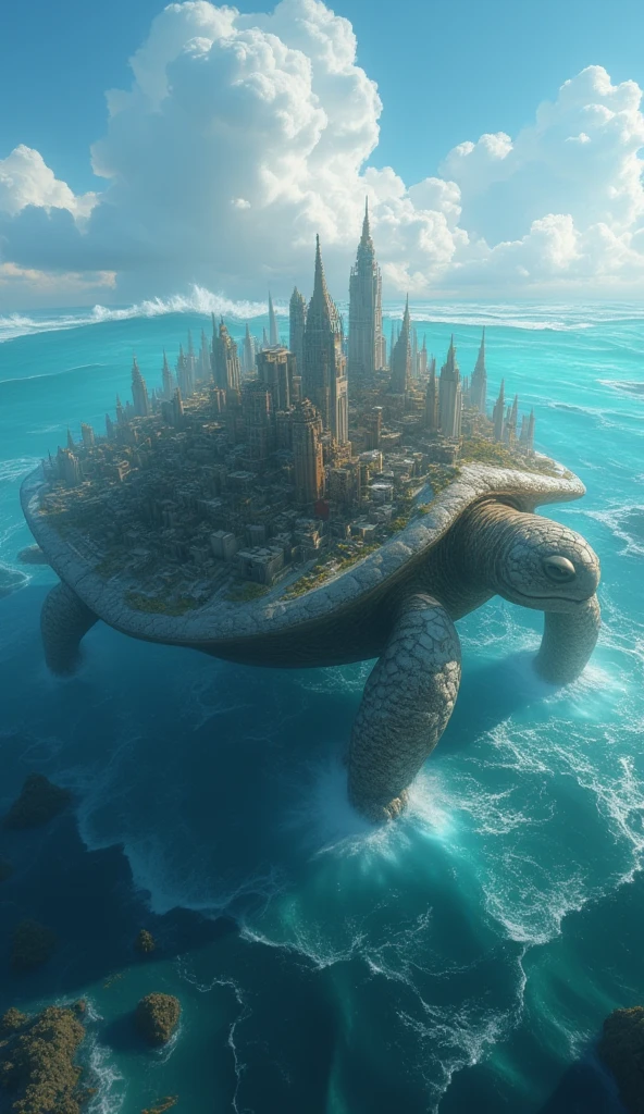 floating city of turtle