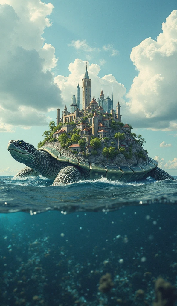 floating city of turtle