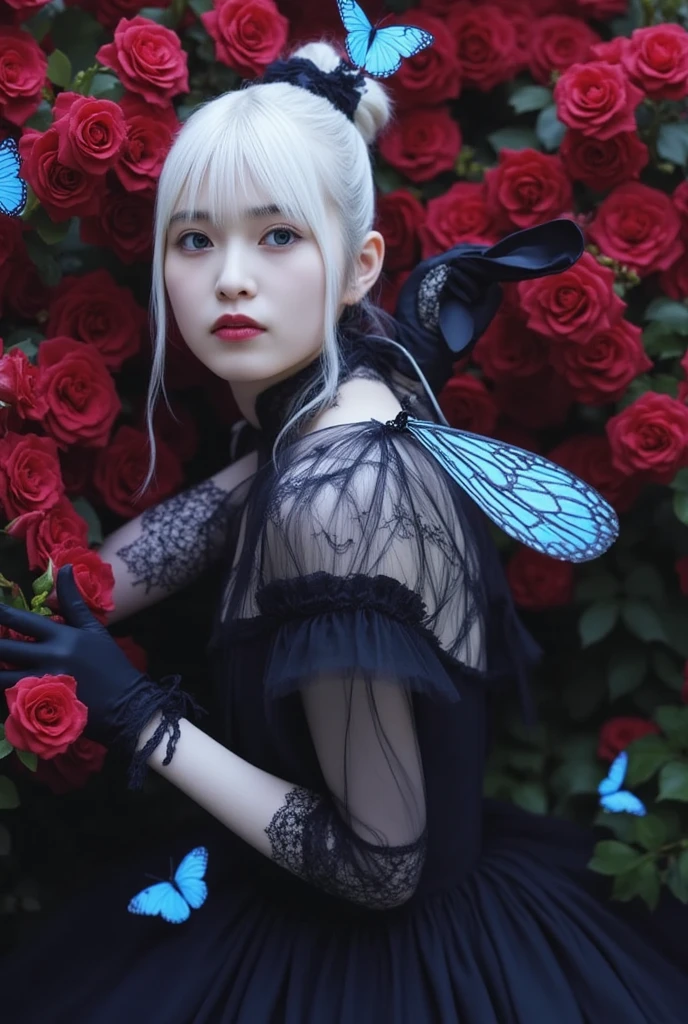 Sexy Gothic Lolita Girl, (masterpiece, cinematic lighting, UHD - SeaArt AI