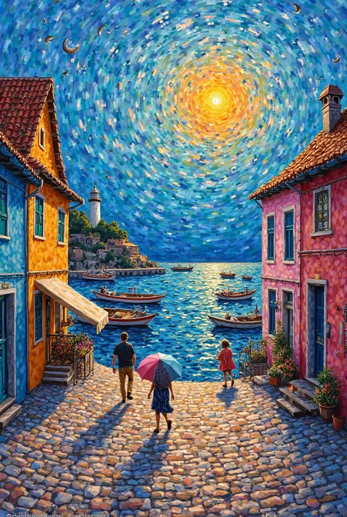 Enter the textured world of a relief oil Painting that transcends time ...