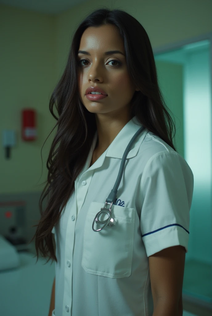 Lupe Fuentes as a nurse Camera Nikon D850, Kodak Portra 400 film ...