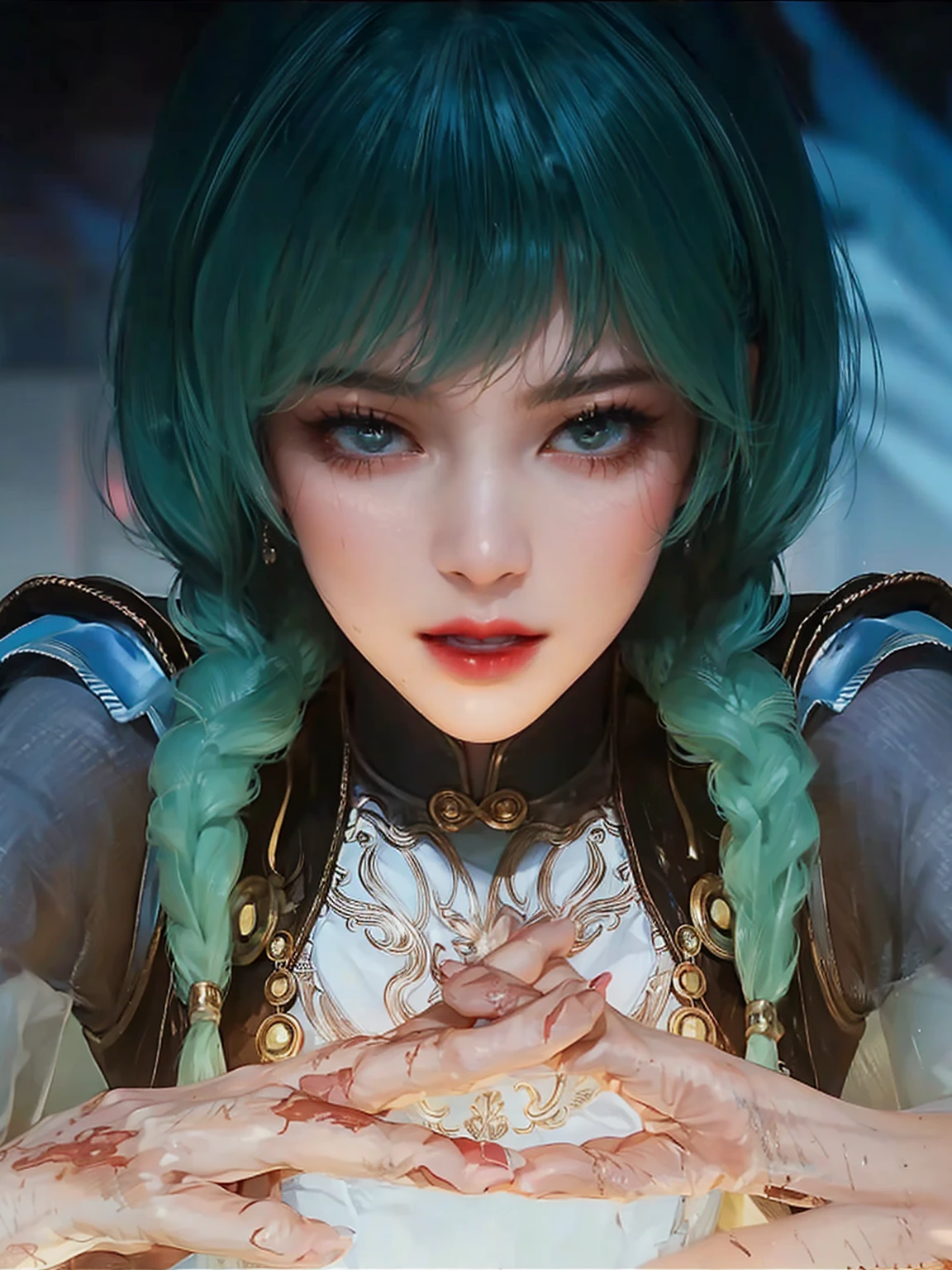 143 ( 20 years old ), (Surreal), ( High image quality), ((Beautiful Hairstyle 46 - SeaArt AI