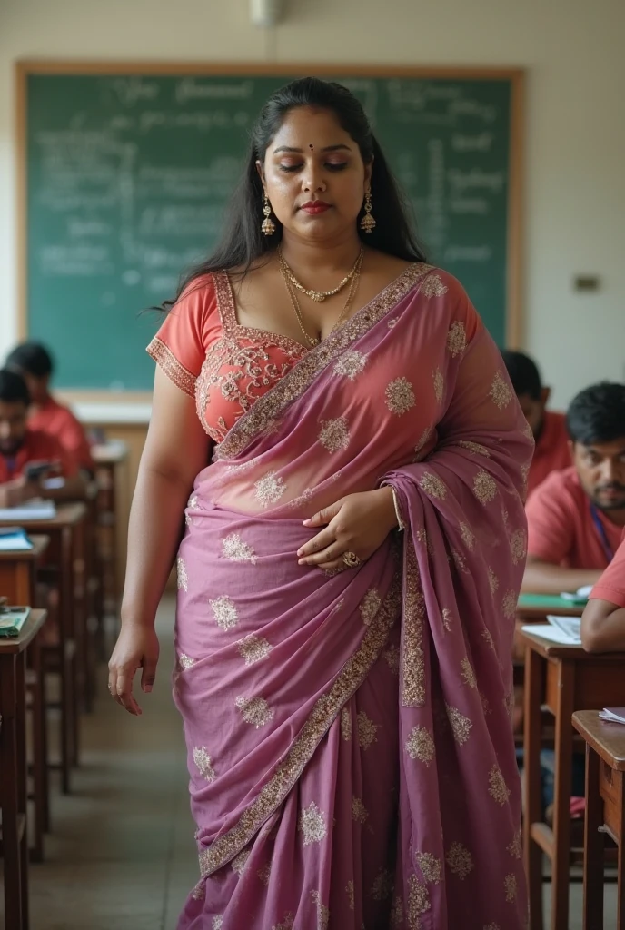 Front view, Full body image, indian hourglass body, Indian plus sized ...