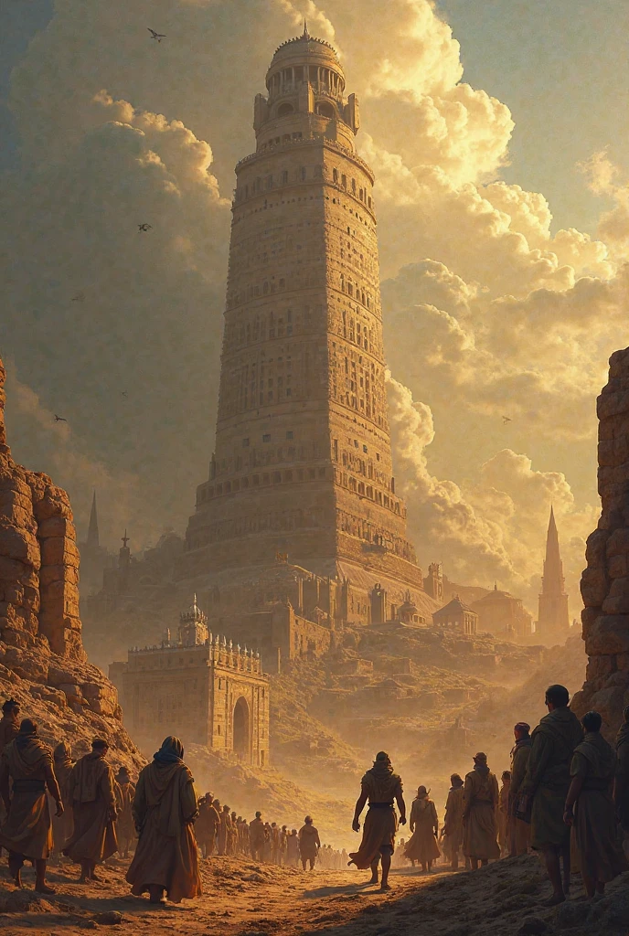 Nimrod and the Tower of Babel After the Great Flood, humanity began to ...
