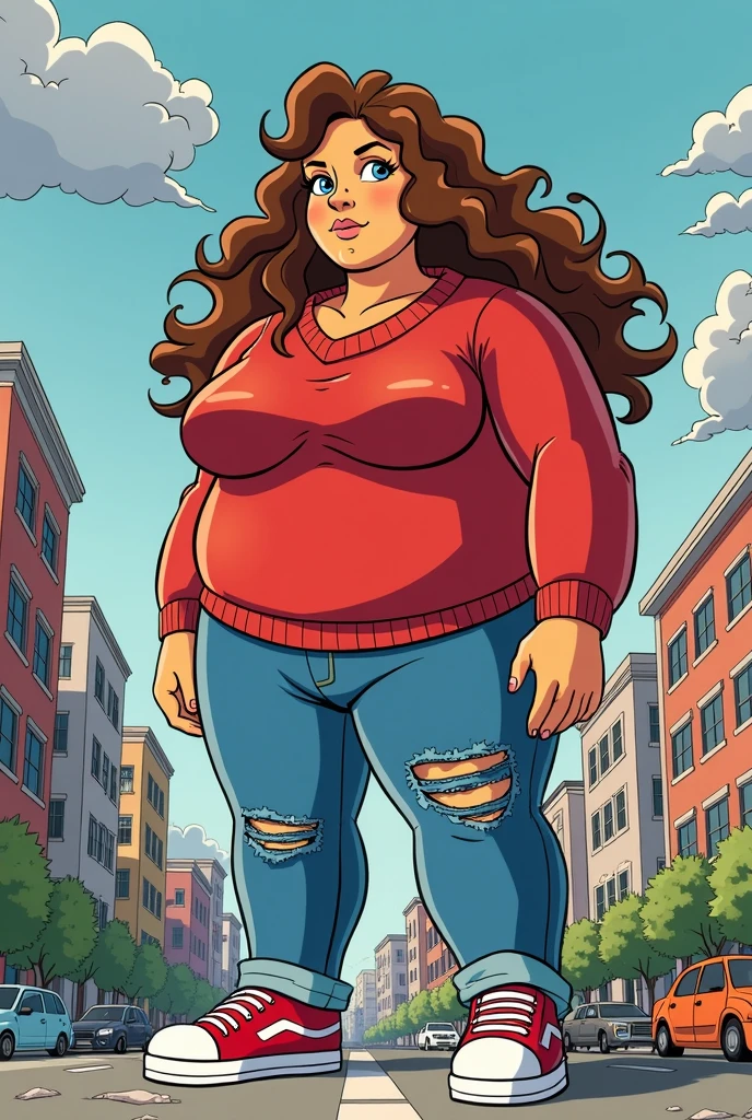 Francine Frensky from the cartoon Arthur, giant age version - SeaArt AI