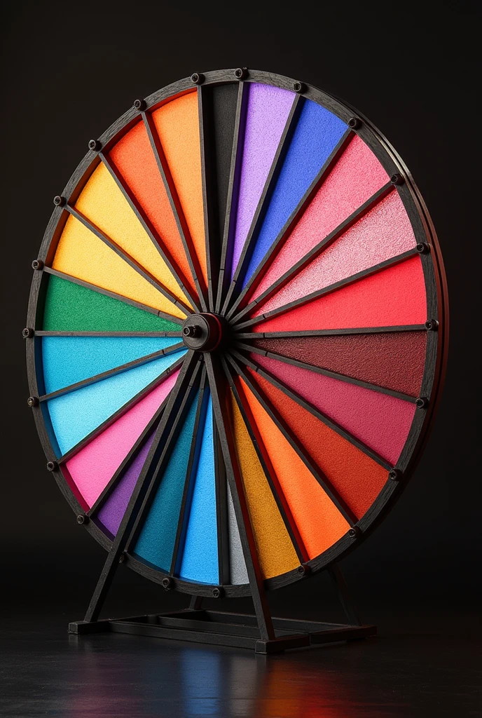 Spin Wheel devided in 4 parts - SeaArt AI