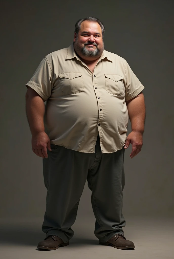 White, fat man, 40 years old, semitic European features. - SeaArt AI