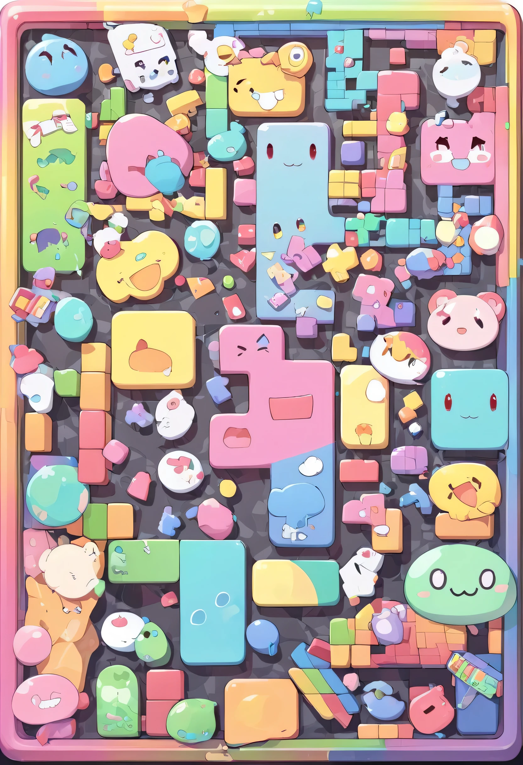 There is a large tray with many different toys on it - SeaArt AI