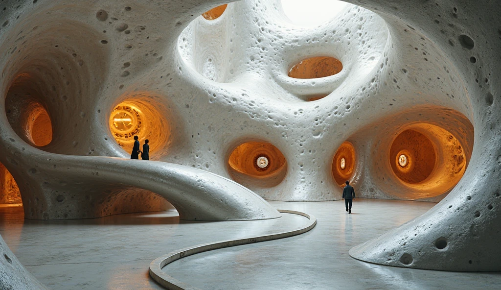 (blend (Lee Bontecou) x (H.R. Giger) x (Zaha Hadid) x (Cristina Samsa ...
