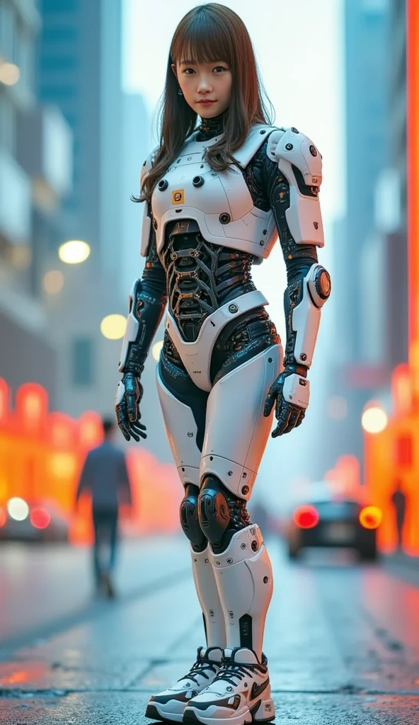 Top Quality、masterpiece、Cyberpunk、 cyborg、((( full body image - SeaArt AI