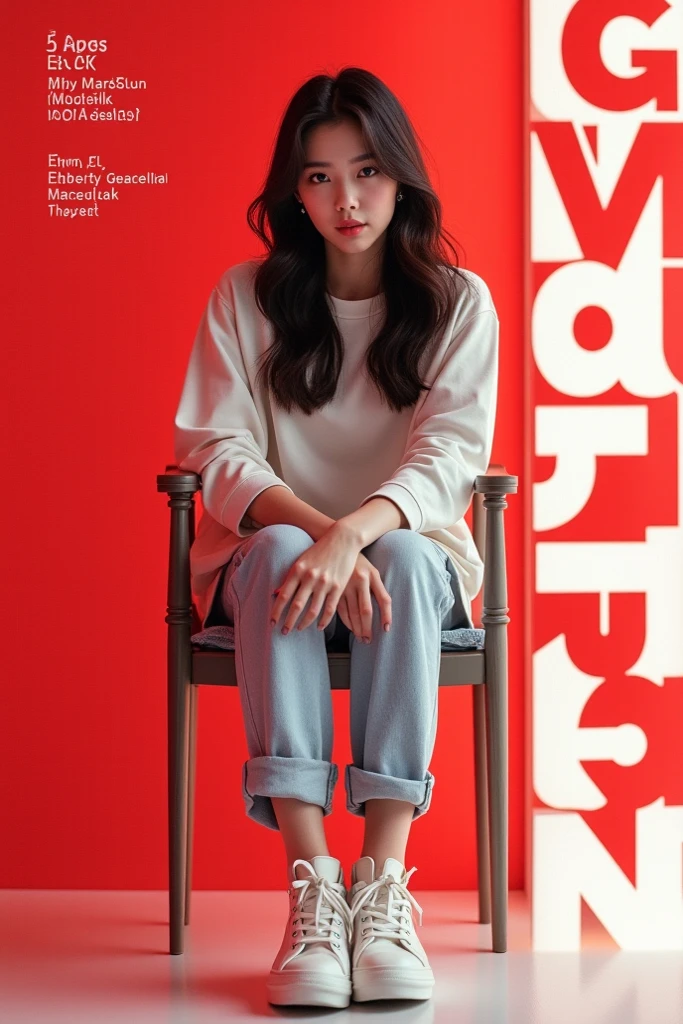Modern graphic design image, The design is dominated by red, and White ...