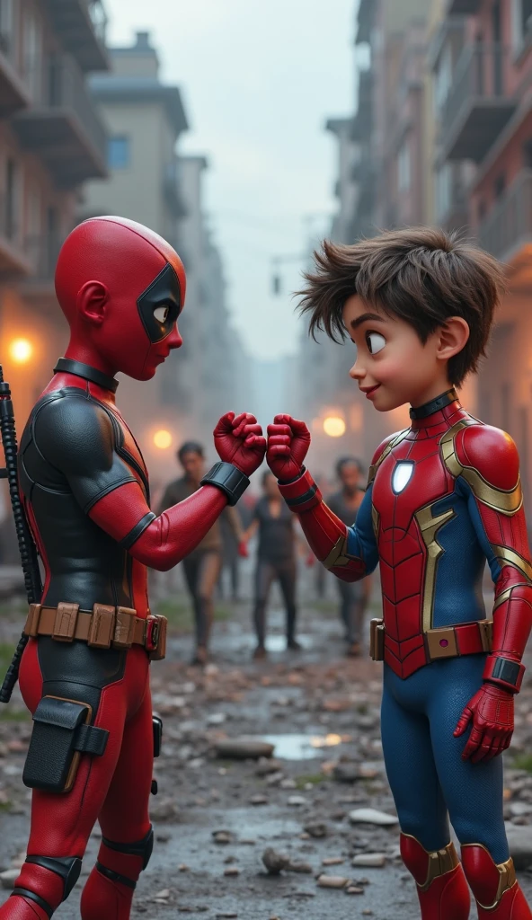 Ultra quality 3D cartoon scene, in SeartInfinity. In the center of a ...