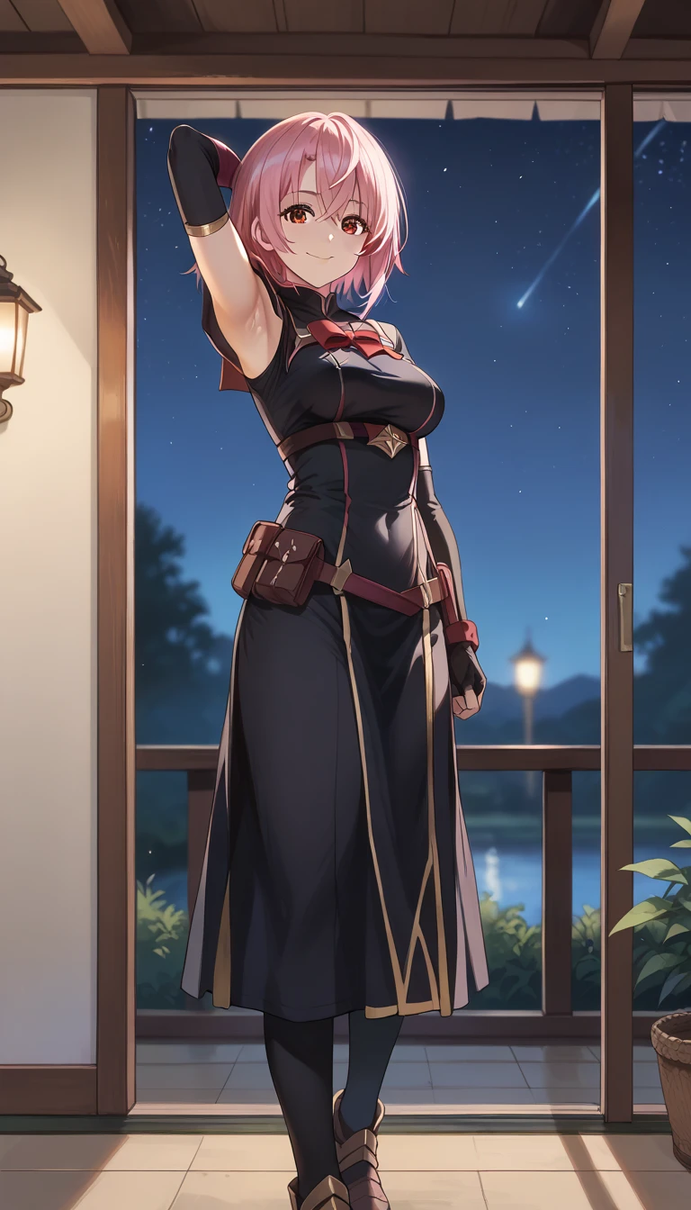 Score_9_up,score_8_up,score_7_up,TL_XTL,1 girl,Alone,smile,pink hair ...